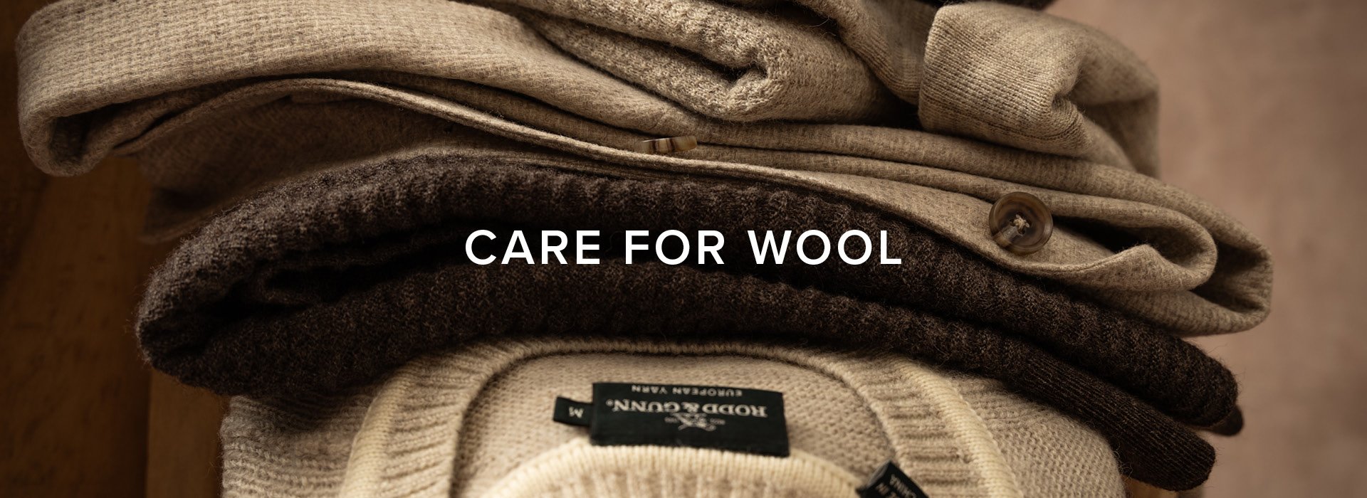 How to Care for Wool | Blog | Rodd & Gunn UK
