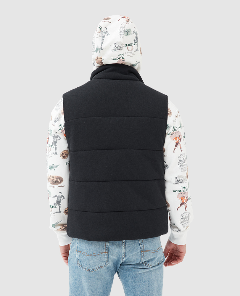 Ballymore Vest | Noir | Rodd & Gunn NZ