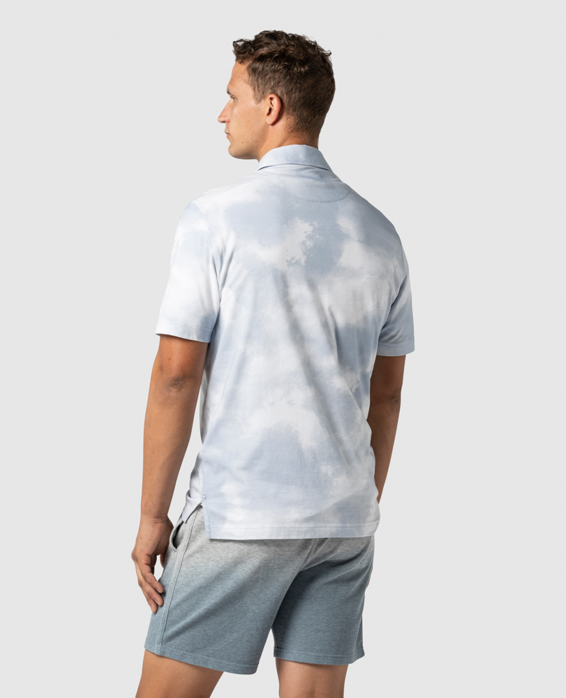 Stratus Men's Polo | Cloud | Rodd & Gunn AU