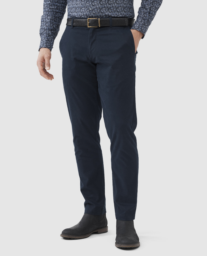 Edgars Road Pants | Regular Leg in Midnight | Rodd & Gunn NZ