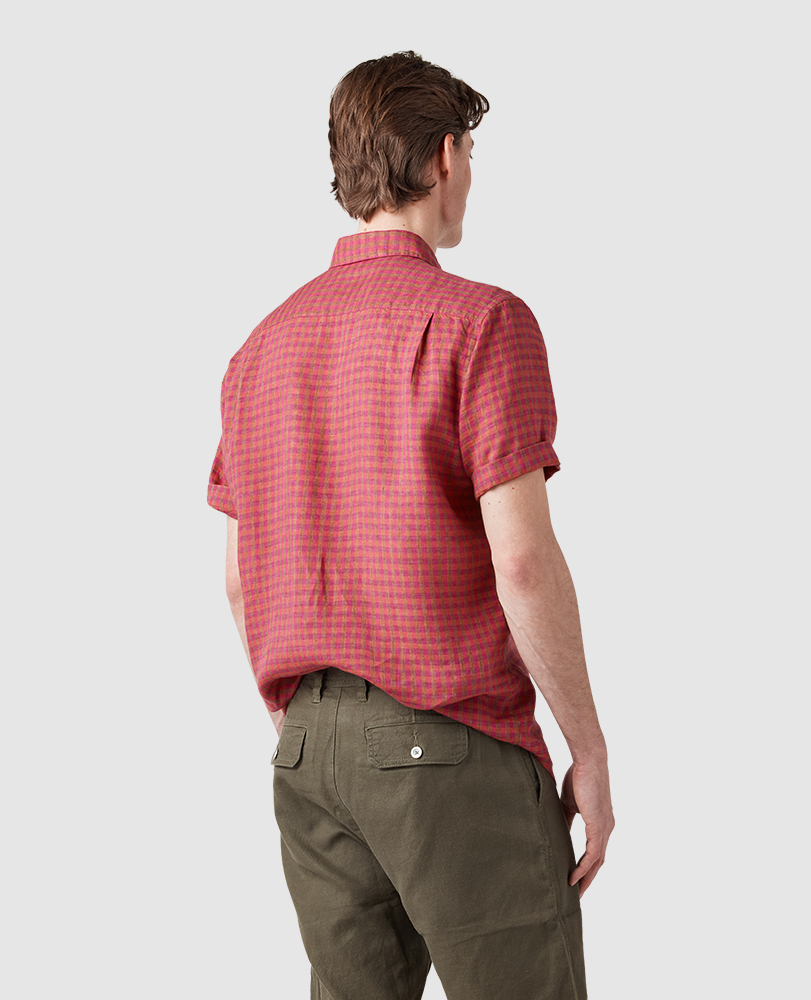Double Hill in Flamingo | Men's Shirts | Rodd & Gunn AU