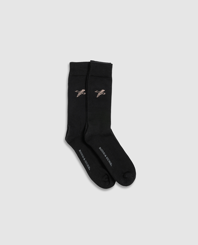 Mallard 2.0 Sock | Onyx | Rodd & Gunn AU