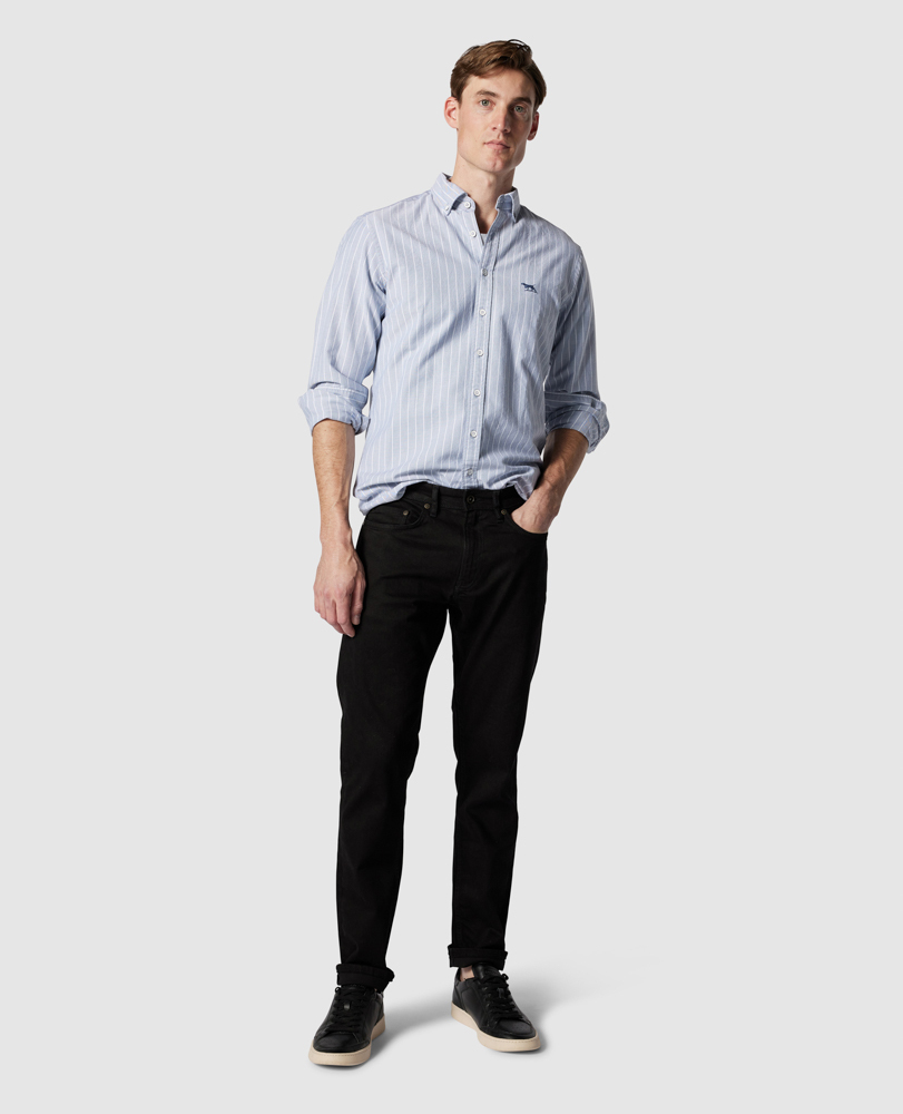 Longburn Straight Fit Jeans | Nero RL | Rodd & Gunn US
